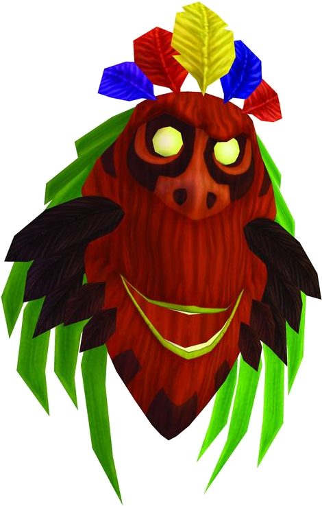 Crash Bandicoot Tiki Mask Evil