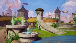 levels in summer forest