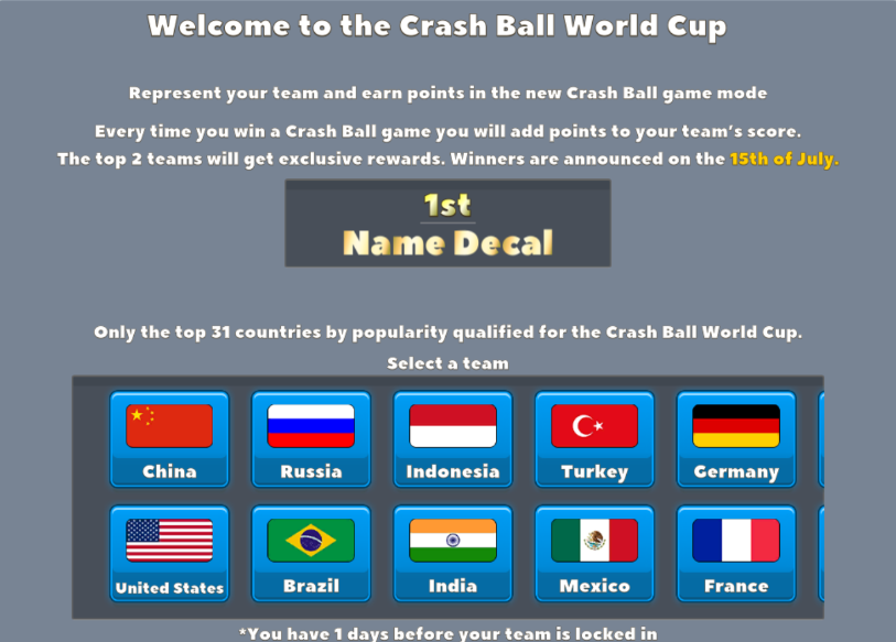 Crash Ball World Cup | Crash of Cars Wiki | Fandom