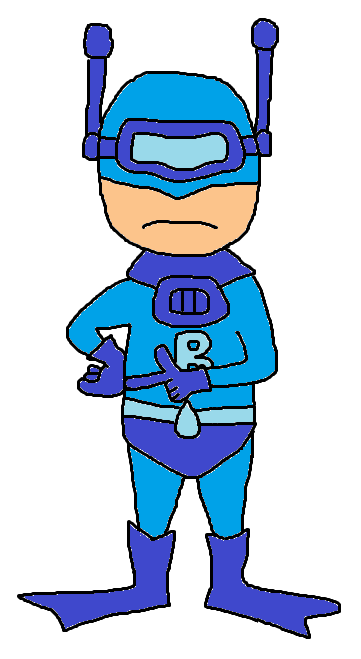 Ocean Blue (superhero) | Crayola Superhero Universe Wikia | Fandom
