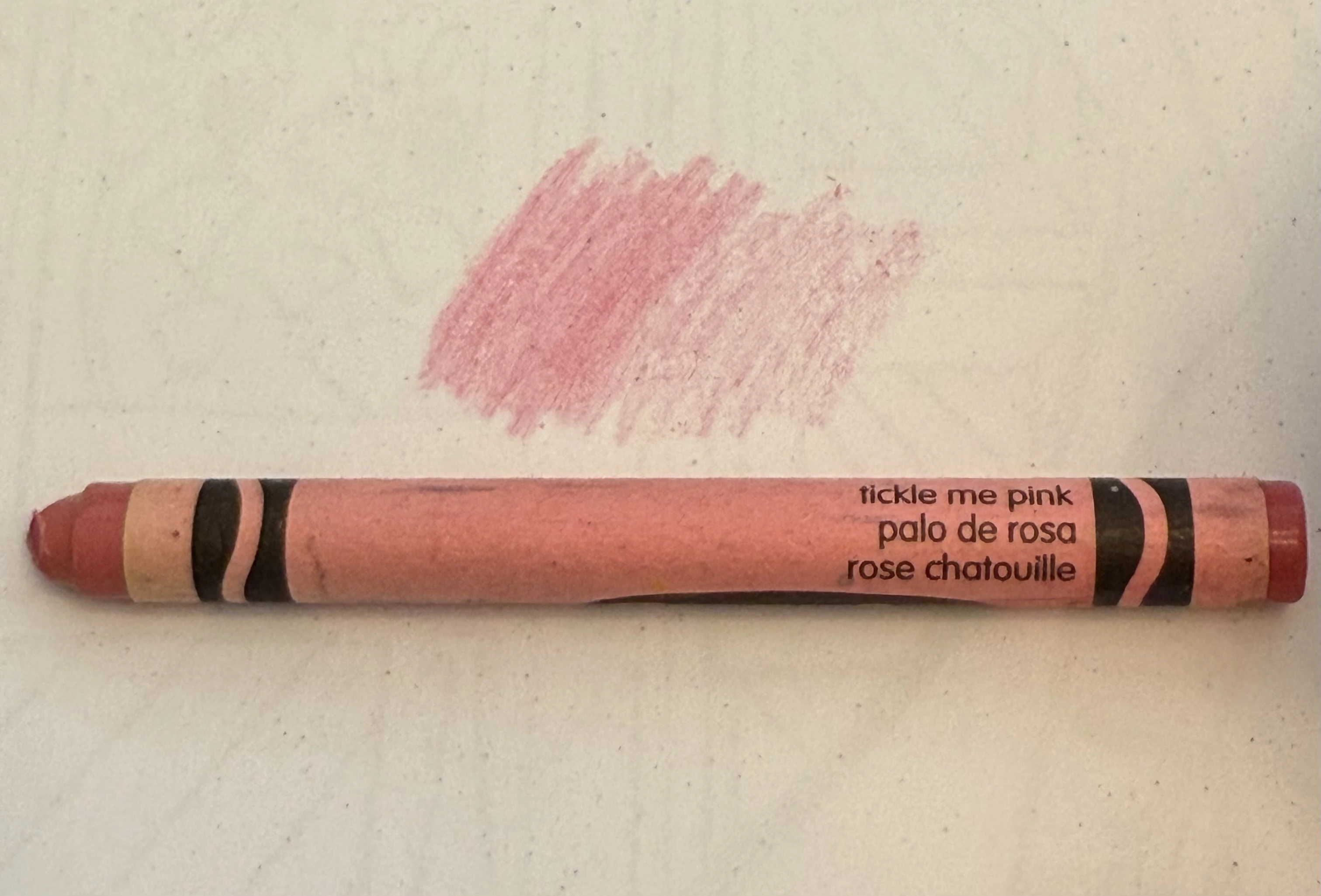 crayon pink