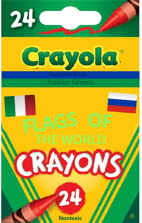Crayola Flags of the World box | Crayola Wiki | Fandom