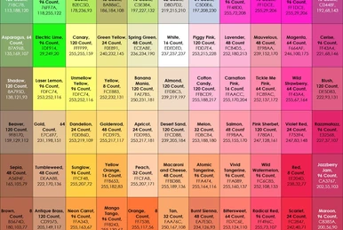 Crayola Color Names