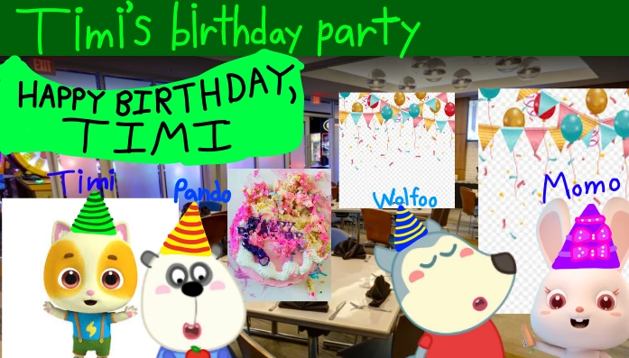 Timi's birthday party | The Craziest Silliest Wiki | Fandom