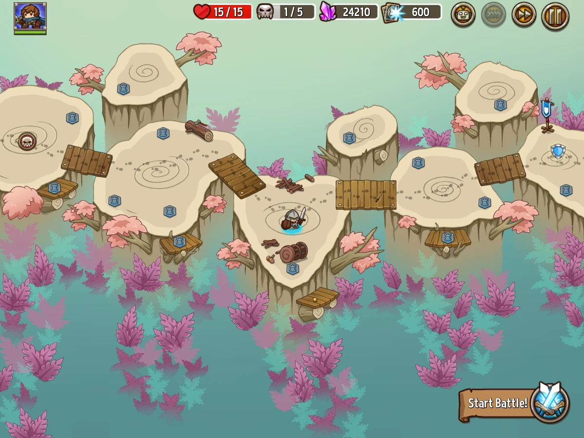 Treetops of the Orc King (Level 35) | Crazy Defense Heroes Wiki | Fandom