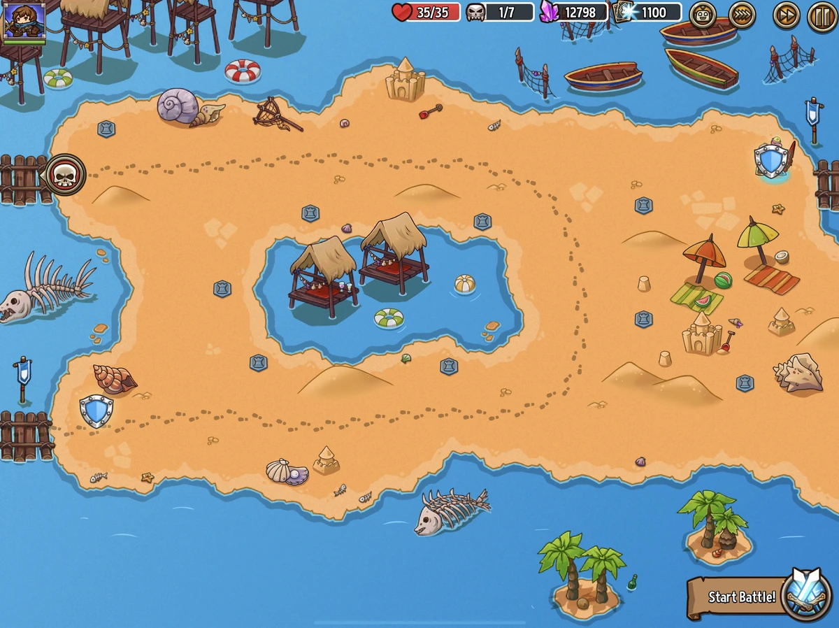 Island Invasion 12 | Crazy Defense Heroes Wiki | Fandom
