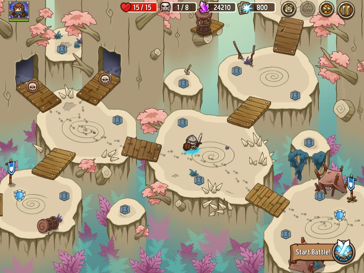 Treetops of the Orc King (Level 2) | Crazy Defense Heroes Wiki | Fandom