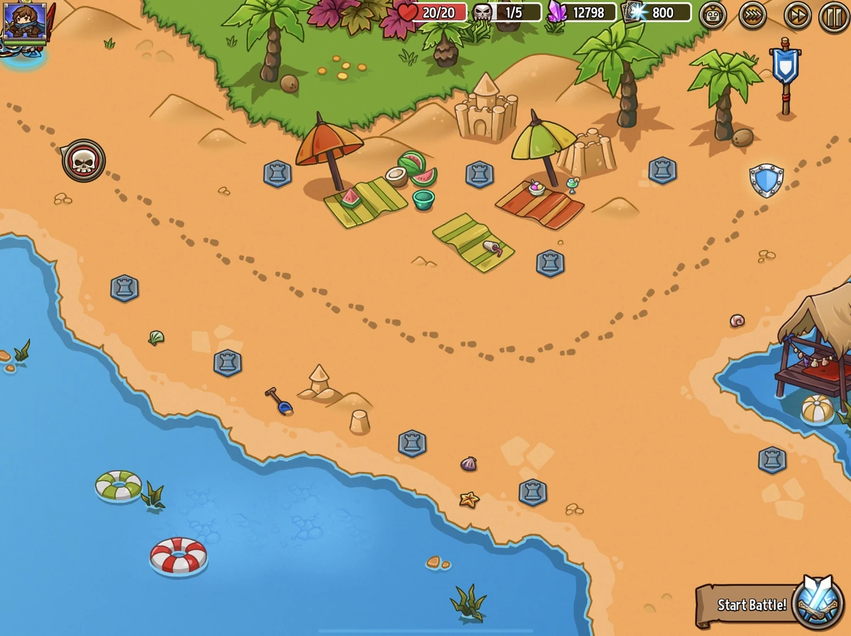 Island Invasion 13 | Crazy Defense Heroes Wiki | Fandom