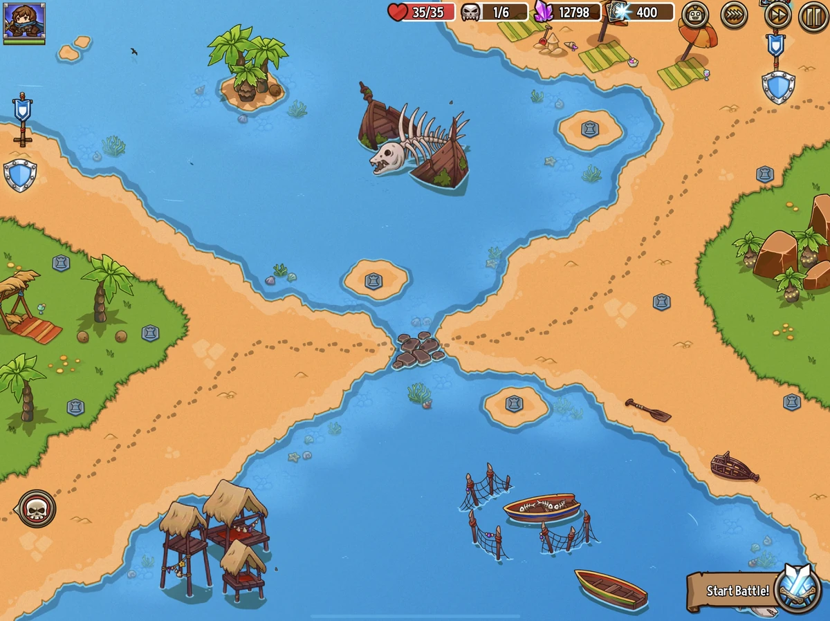 Island Invasion 15 | Crazy Defense Heroes Wiki | Fandom