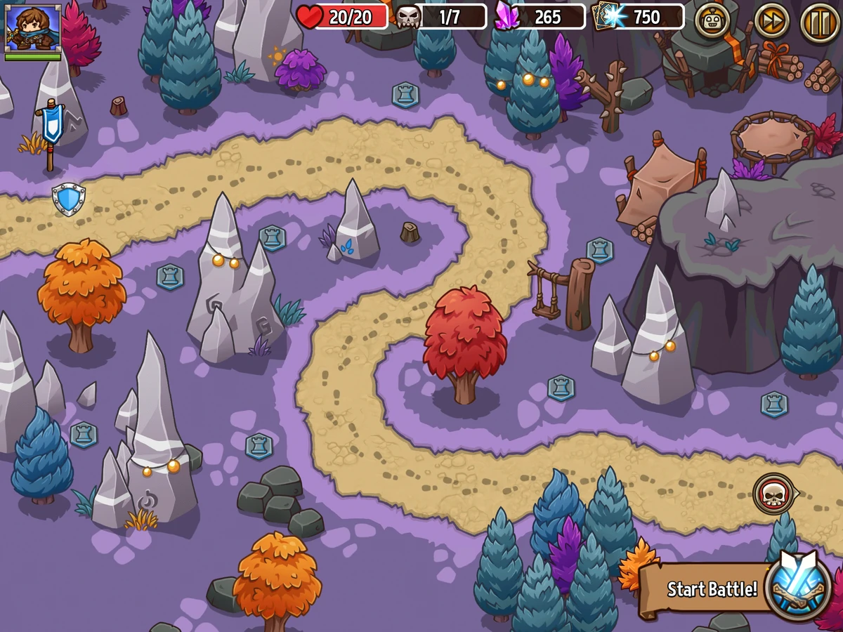 Hillside Curve | Crazy Defense Heroes Wiki | Fandom