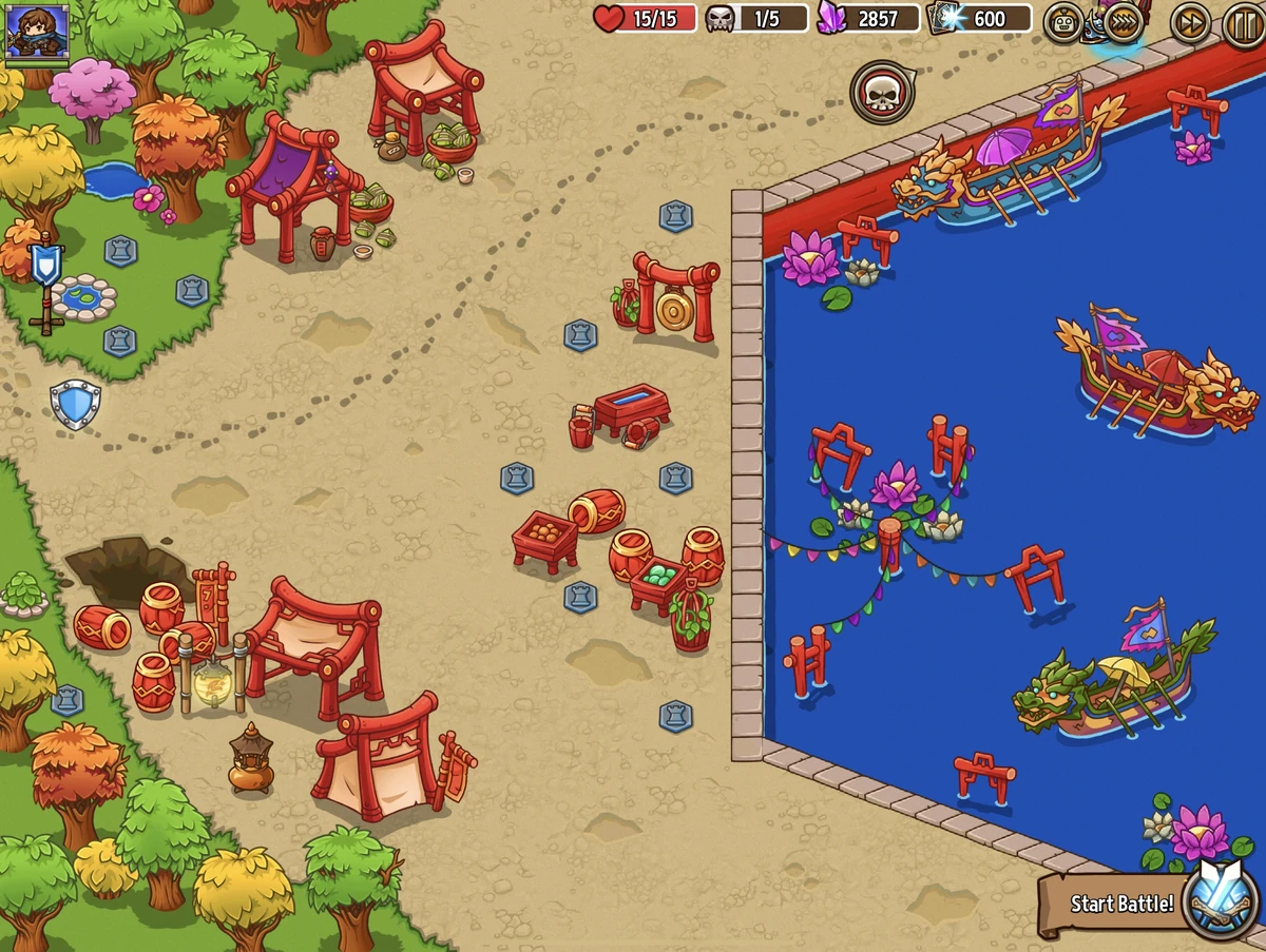 Dragon Boat Invasion 8 | Crazy Defense Heroes Wiki | Fandom