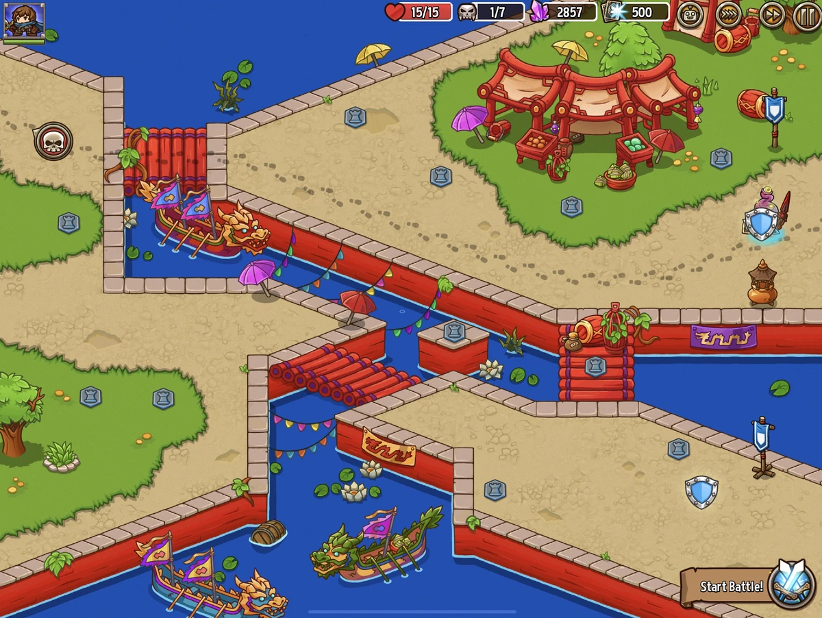 Dragon Boat Invasion 5 | Crazy Defense Heroes Wiki | Fandom