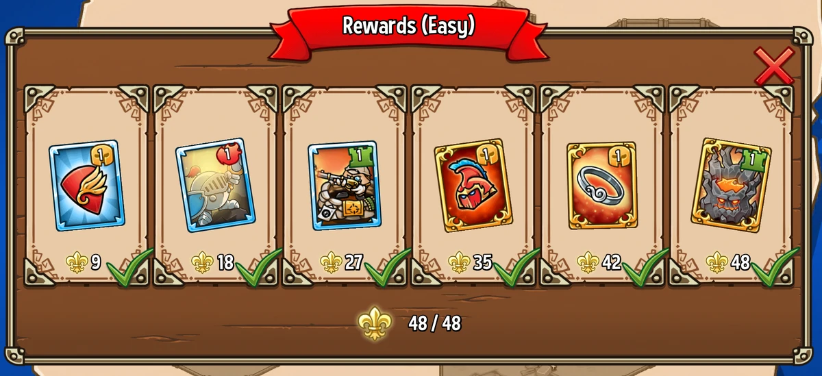 Invasion Events Cumulative Rewards (Events 41-80) | Crazy Kings Wiki ...