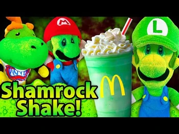 The Shamrock Shake! | CrazyMarioBros Wiki | Fandom