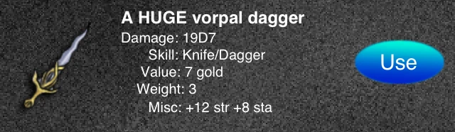 Knives/Daggers | CrazyQuest Wiki | Fandom