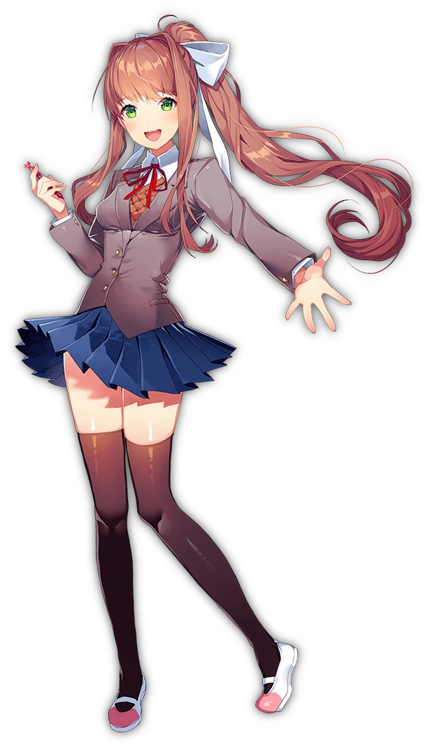 Monika (Doki Doki Literature Club) | Wiki Create Garden | Fandom