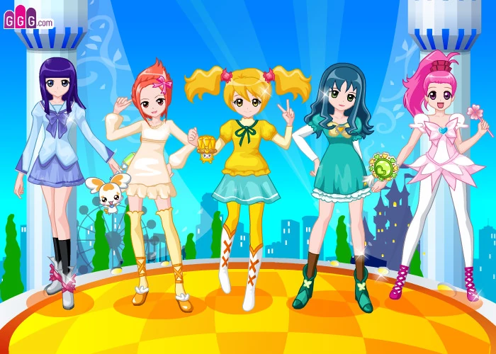 Cute Touch! Pretty Cure | Create Your Own Kid Friendly Anime or Manga ...