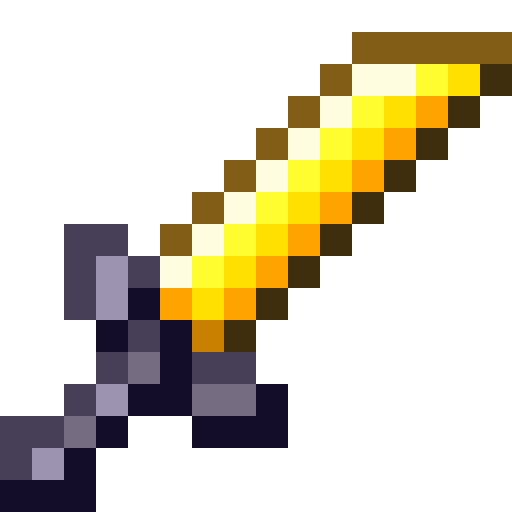 Minecraft Gold Sword Texture