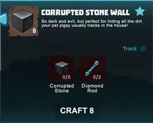 Corrupted Stone Wall | Creativerse Wiki | Fandom