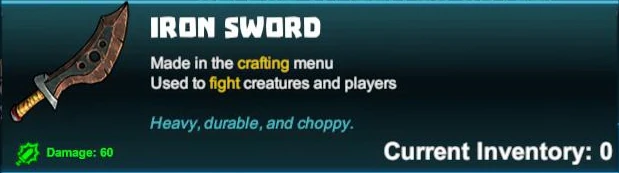 Iron Sword | Creativerse Wiki | Fandom