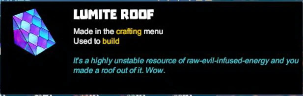 Lumite Roof | Creativerse Wiki | Fandom