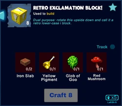Retro Exclamation Block! | Creativerse Wiki | Fandom