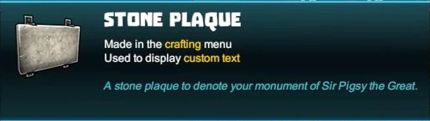 Stone Plaque | Creativerse Wiki | Fandom