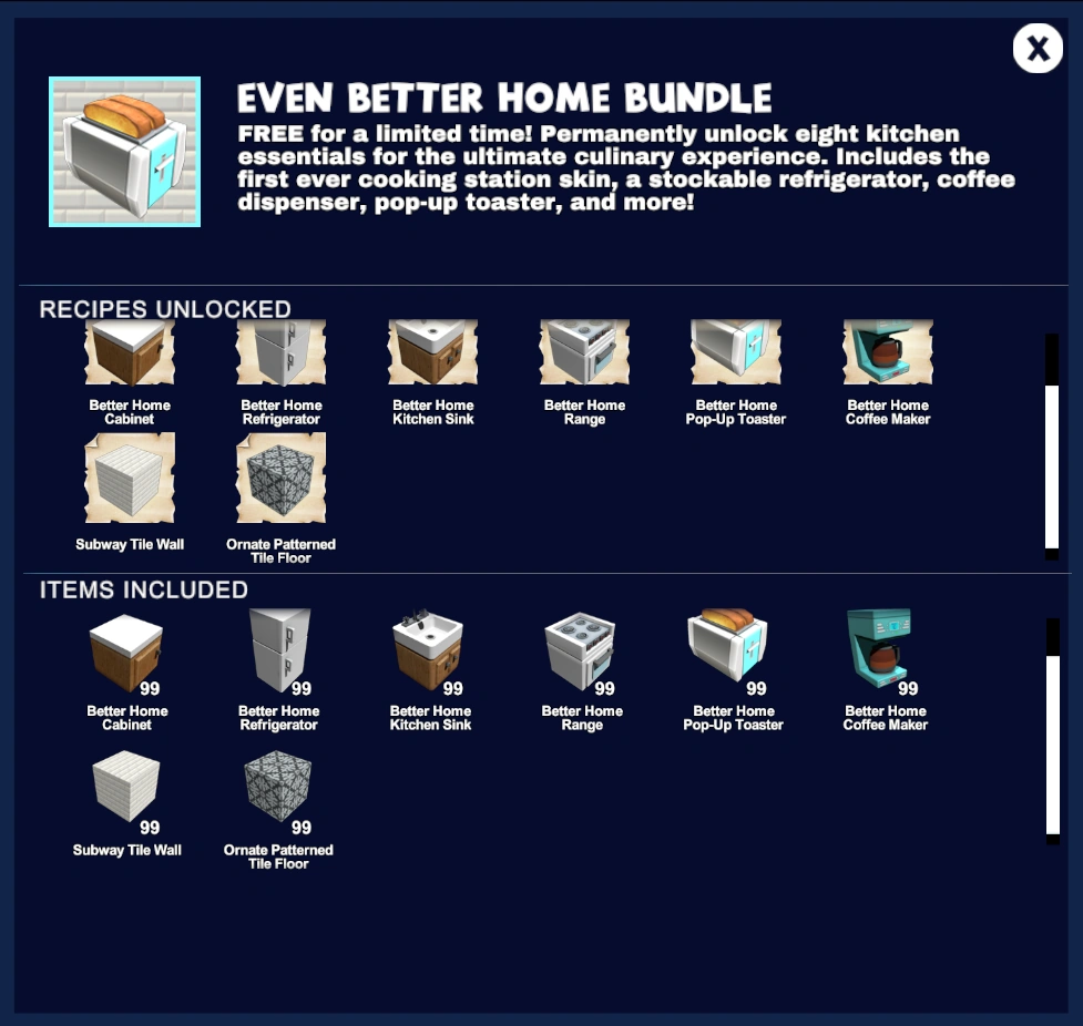 Even Better Home Bundle | Creativerse Wiki | Fandom