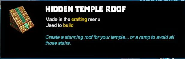 Hidden Temple Roof | Creativerse Wiki | Fandom