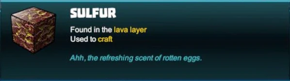 Sulfur | Creativerse Wiki | Fandom