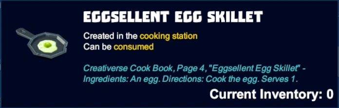 Eggsellent Egg Skillet | Creativerse Wiki | Fandom