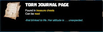 Torn Journal Page | Creativerse Wiki | Fandom