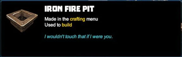 Iron Fire Pit | Creativerse Wiki | Fandom