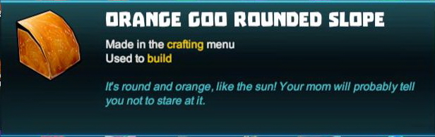 Orange Goo Rounded Slope | Creativerse Wiki | Fandom Orange Goo Rounded Slope | Creativerse Wiki | Fandom