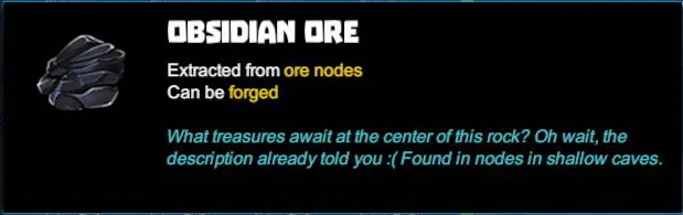 Obsidian Ore | Creativerse Wiki | Fandom