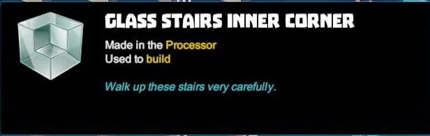 Glass Stairs Inner Corner | Creativerse Wiki | Fandom