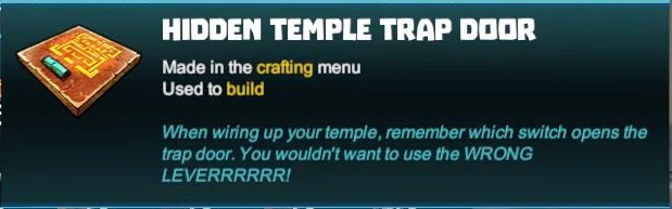 Hidden Temple Trap Door | Creativerse Wiki | Fandom