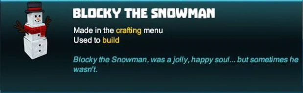 Blocky the Snowman | Creativerse Wiki | Fandom