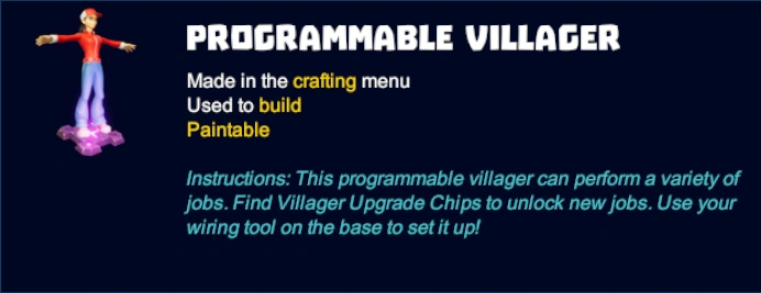 Programmable Villager | Creativerse Wiki | Fandom