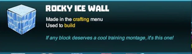 Rocky Ice Wall | Creativerse Wiki | Fandom