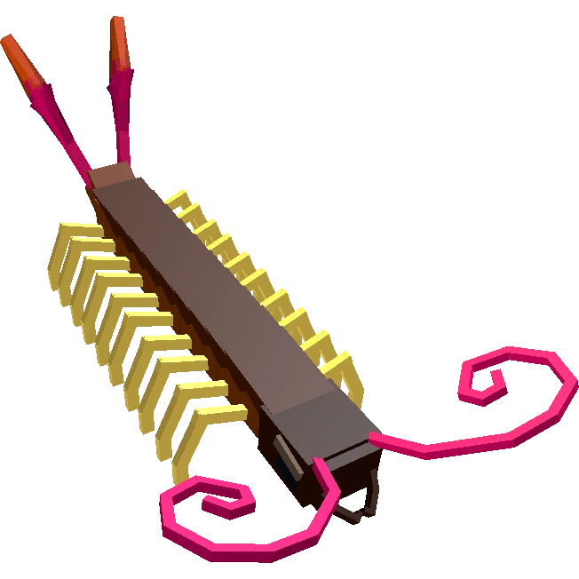 AdultFeatherTailedCentipede | Creature Crash Wiki | Fandom