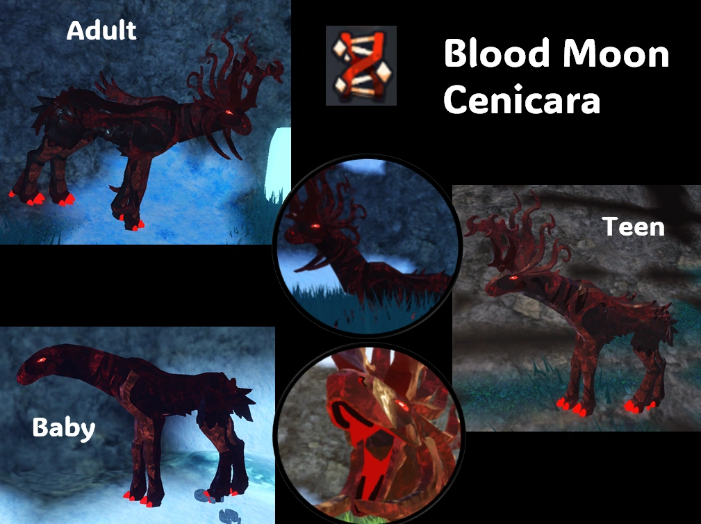 User blog:LondonTheDeer/Blood Moon Cenicara all ages stages | Creatures ...