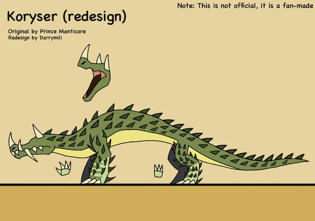 User blog:Darrymill/Koryser (Fan Redesign) | Creatures of Sonaria Wiki ...
