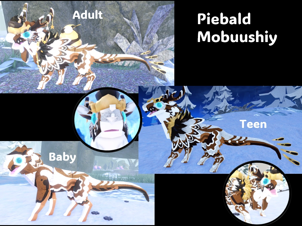 User blog:LondonTheDeer/Piebald Mobuushiy All age stages | Creatures of ...