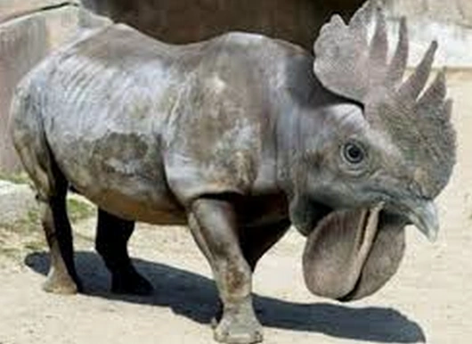 Rhino-Rooster | Creatures of Past, Present and Mythology Wiki | Fandom