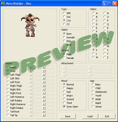 Norn Builder | Creatures Wiki | Fandom