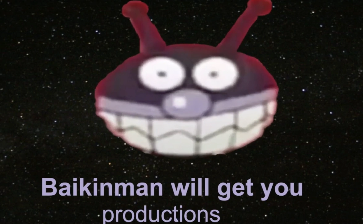 Baikinman Will Get You Productions | Creepy Logos Wiki | Fandom