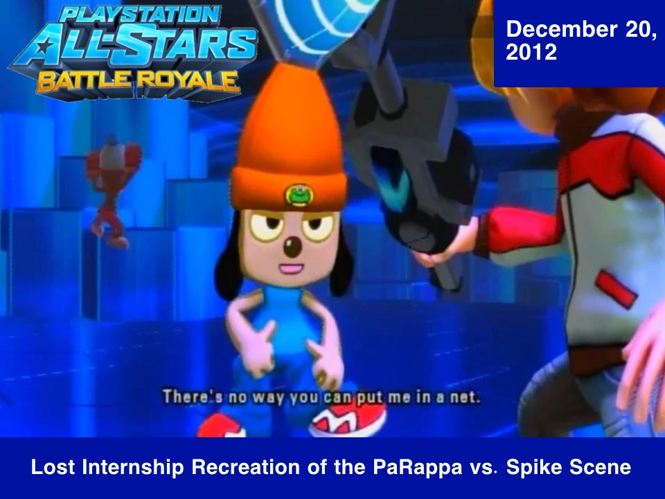PSASBR - LIR of the PaRappa vs. Spike Scene | Creepypasta Fanon Wiki ...
