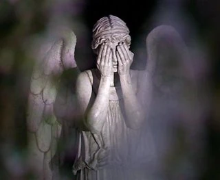 Weeping Angel Smiling