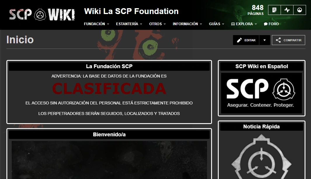 Fundación SCP | Wiki Creepypasta | Fandom